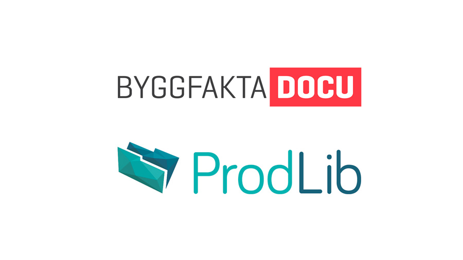 ProdLib och ByggfaktaDOCU samarbetar