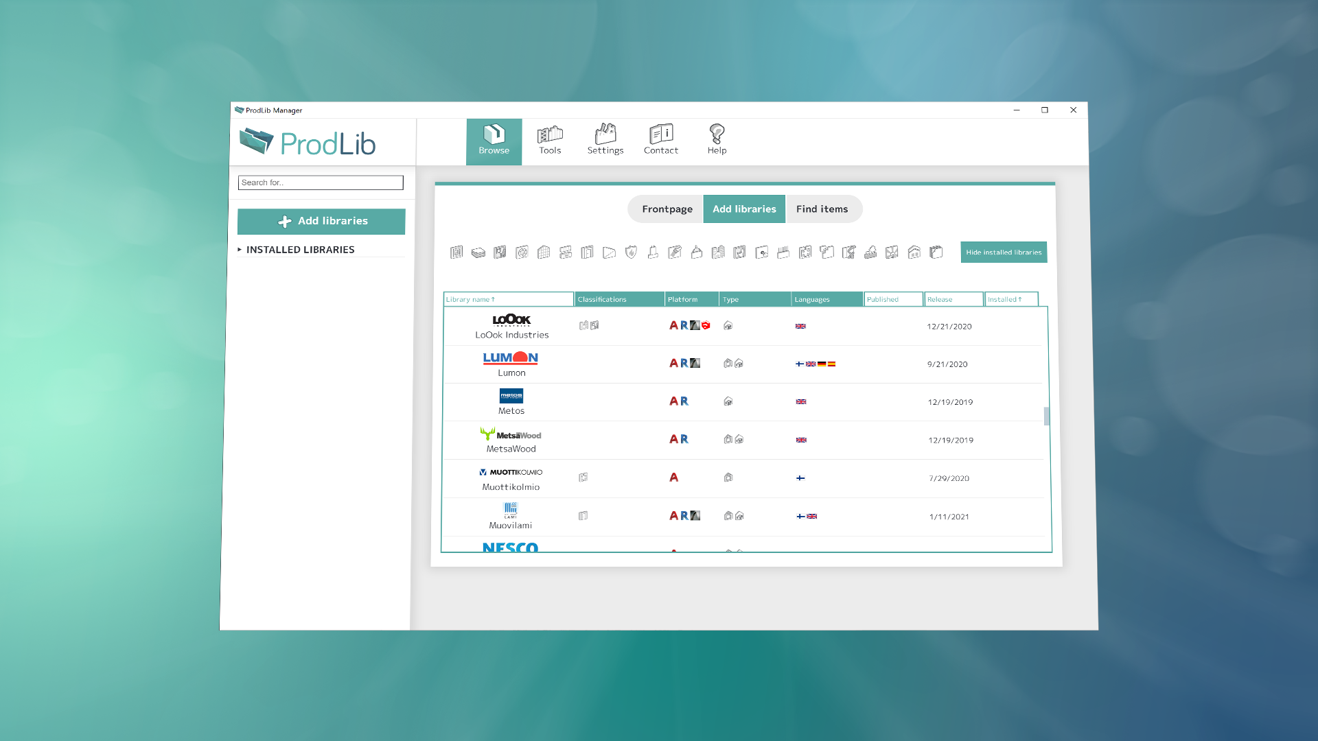 Uusi ProdLib-versio julkaistu